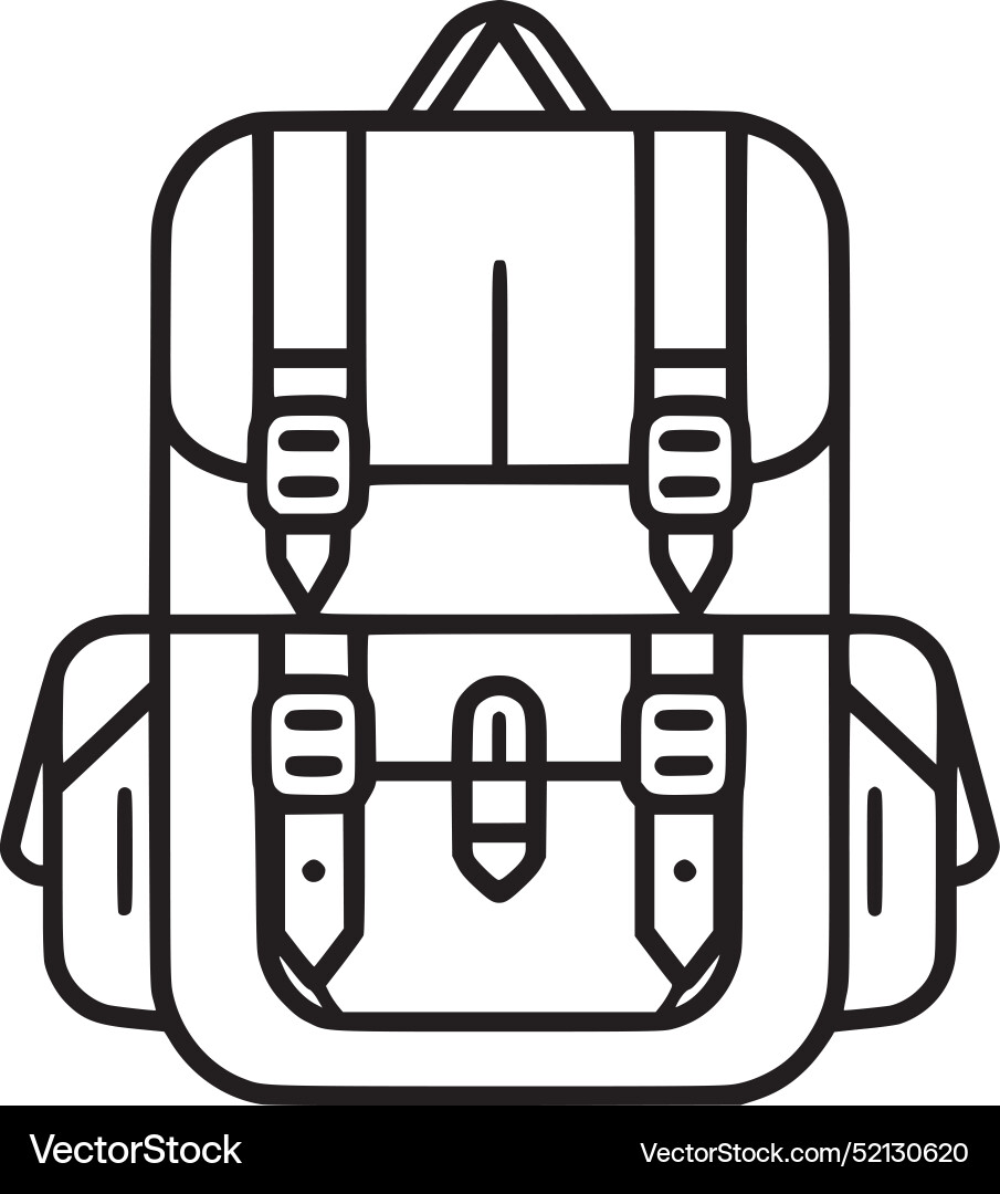 Backpack Royalty Free Vector Image - VectorStock