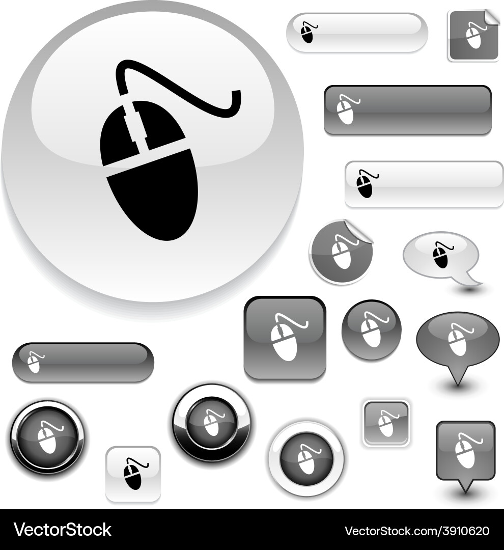 Mouse signs Royalty Free Vector Image - VectorStock