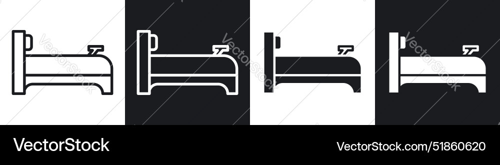 Reformer liner and solid icon set in black color Vector Image