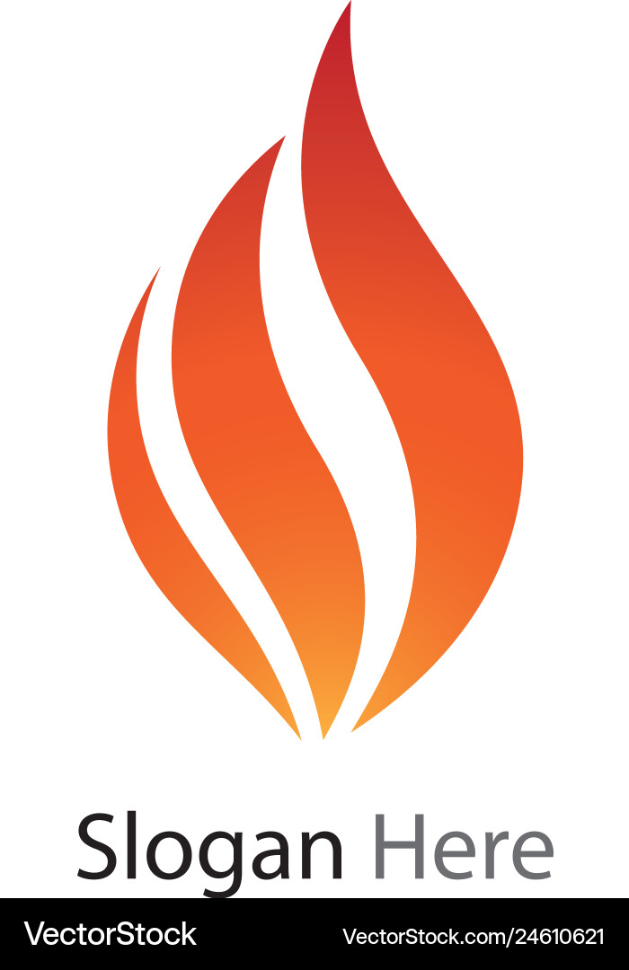 Fire symbol Royalty Free Vector Image - VectorStock