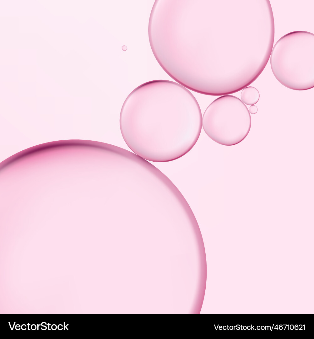 Realistic macro beauty and cosmetics clear gel Vector Image