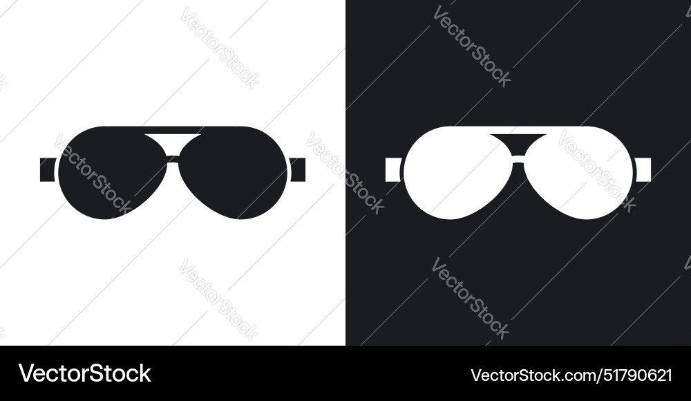 Sunglasses icon Royalty Free Vector Image - VectorStock
