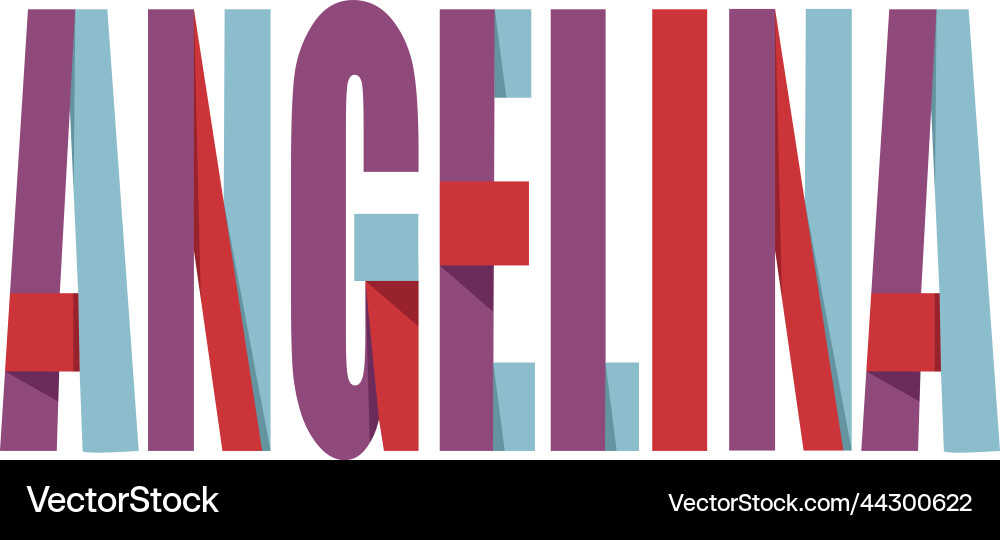 Angelina Royalty Free Vector Image - VectorStock