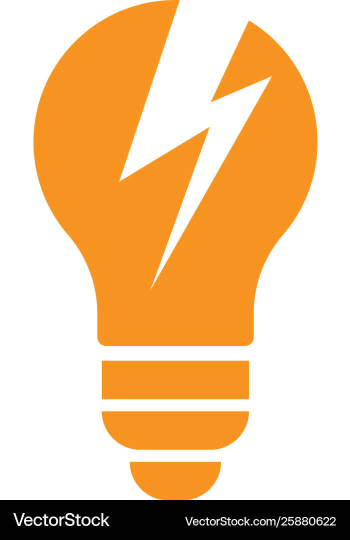 Bulb logo and symbol template Royalty Free Vector Image