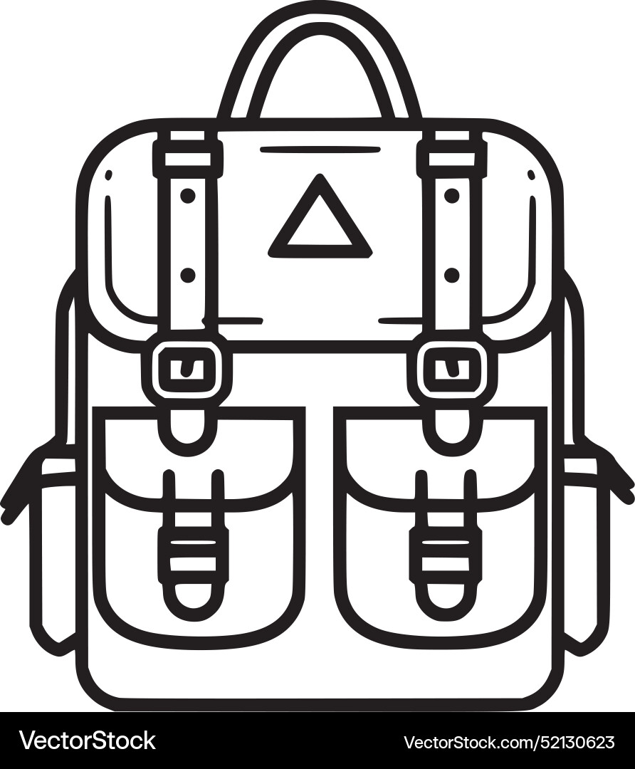 Backpack Royalty Free Vector Image - VectorStock