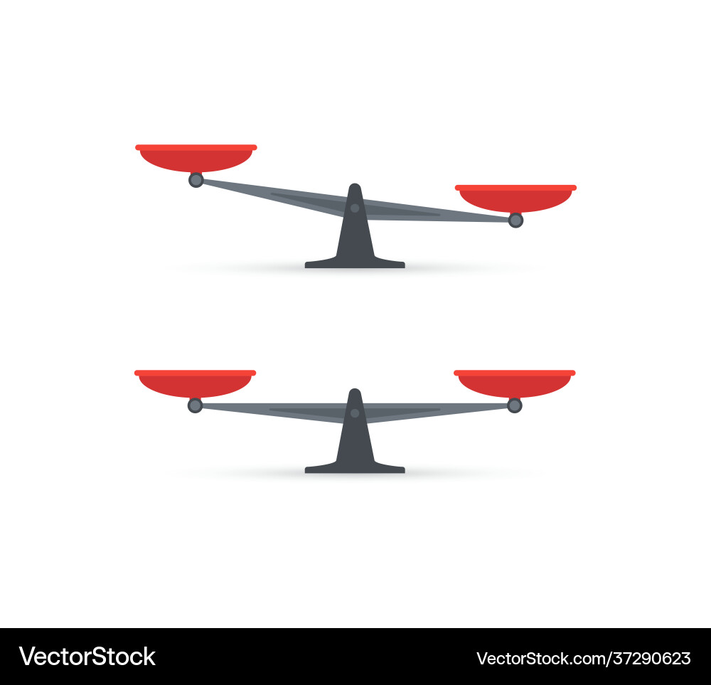 Balance Scales Icon Royalty Free Vector Image - VectorStock