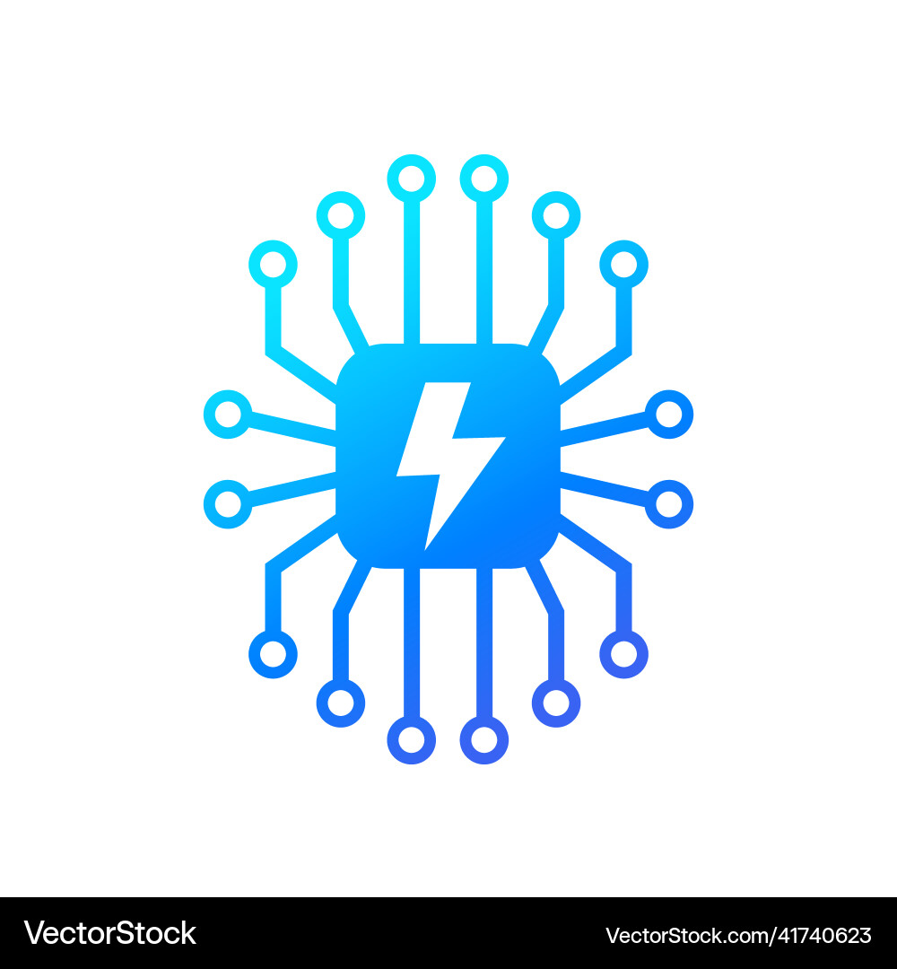 Electricity and electric grid icon Royalty Free Vector Image