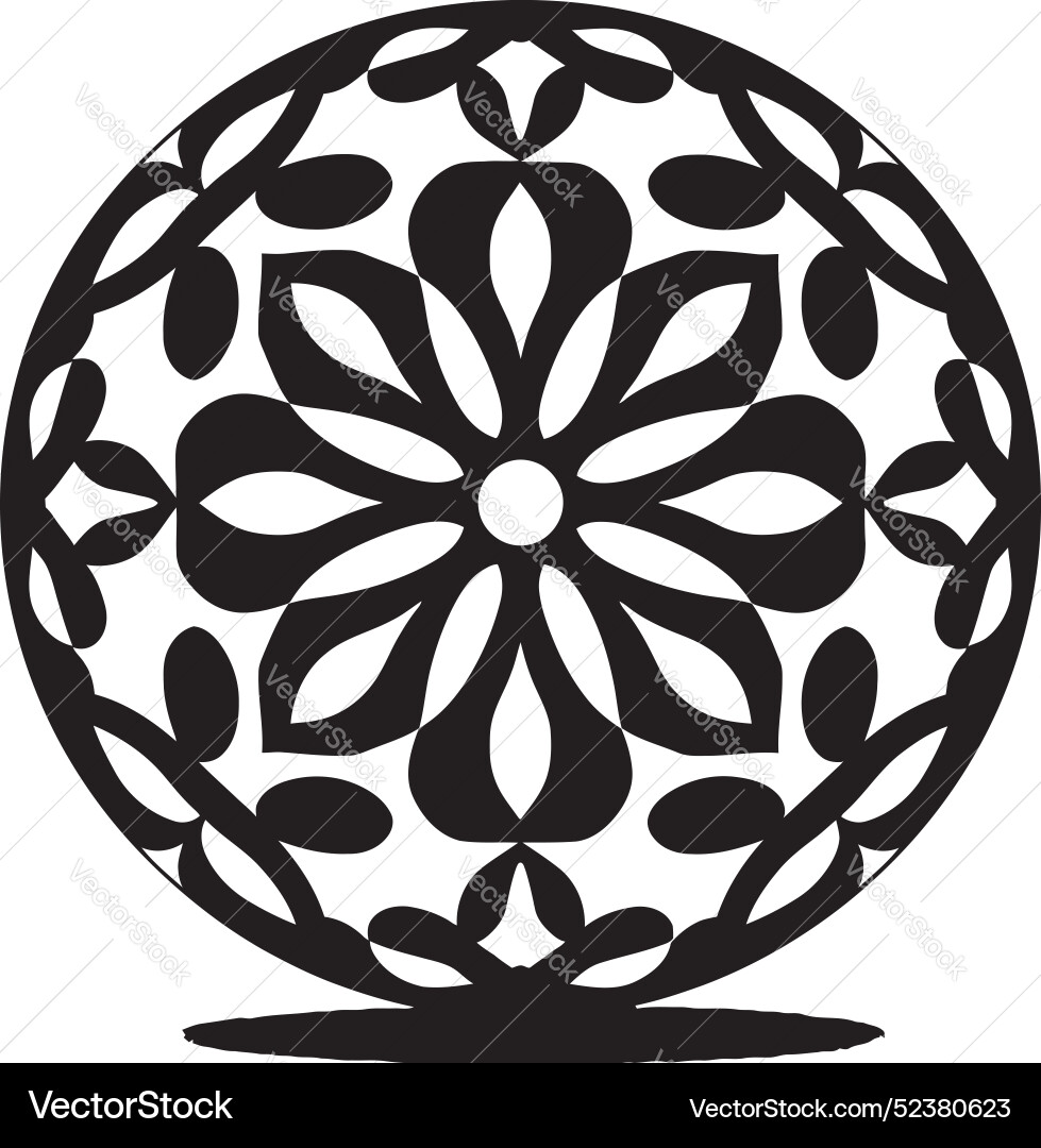 Lace luminance design iconography regal sphere Vector Image