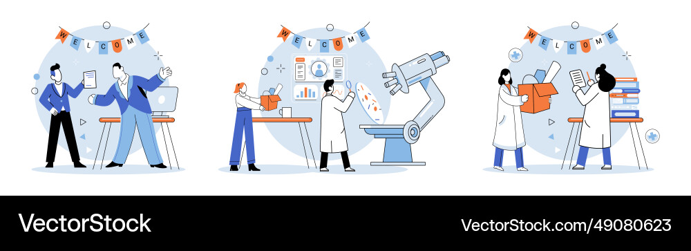 Paperwork the individual is always busy Royalty Free Vector