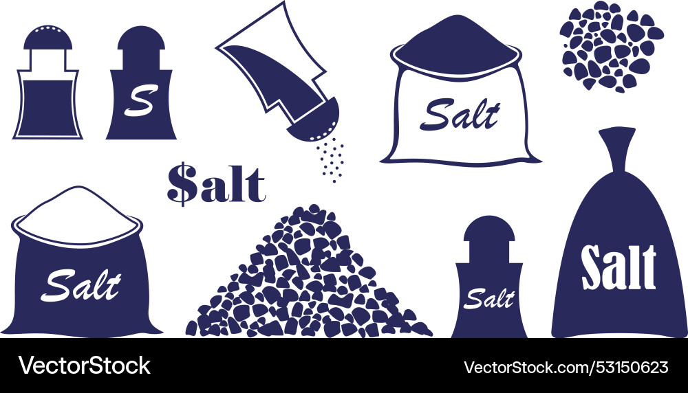 Salt Royalty Free Vector Image - VectorStock