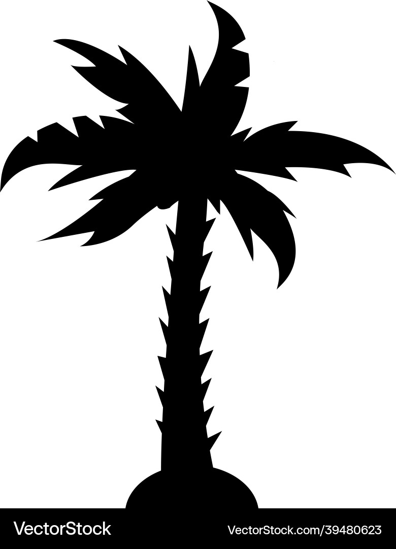Tropical tree Royalty Free Vector Image - VectorStock