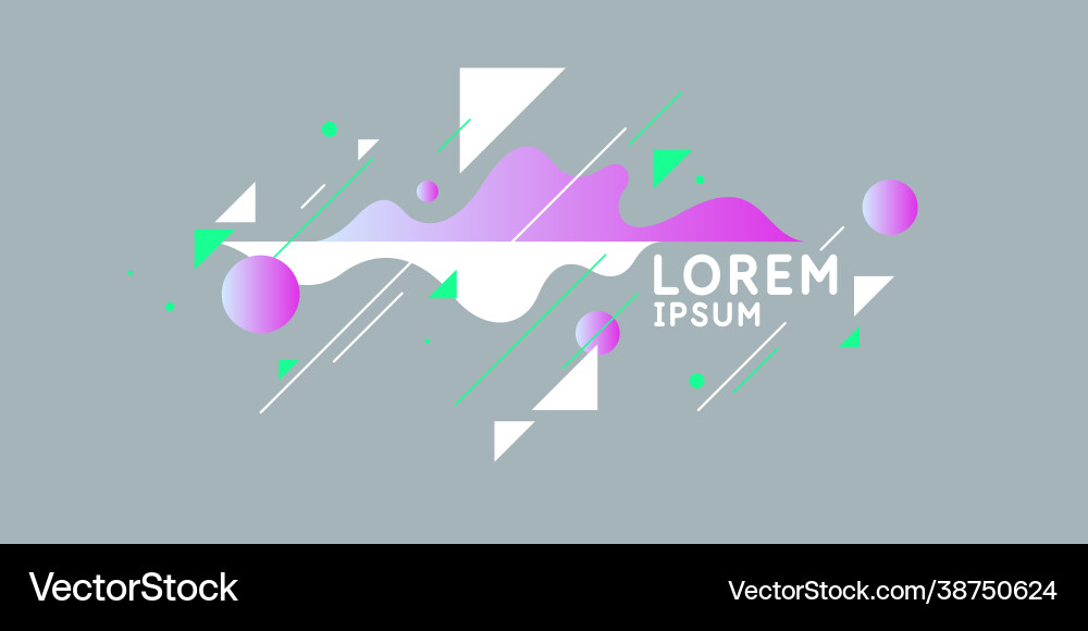 Abstract background in a modern trendy style Vector Image
