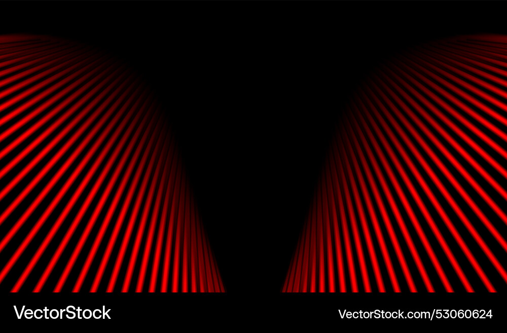 Bright red smooth lines abstract futuristic tech Vector Image