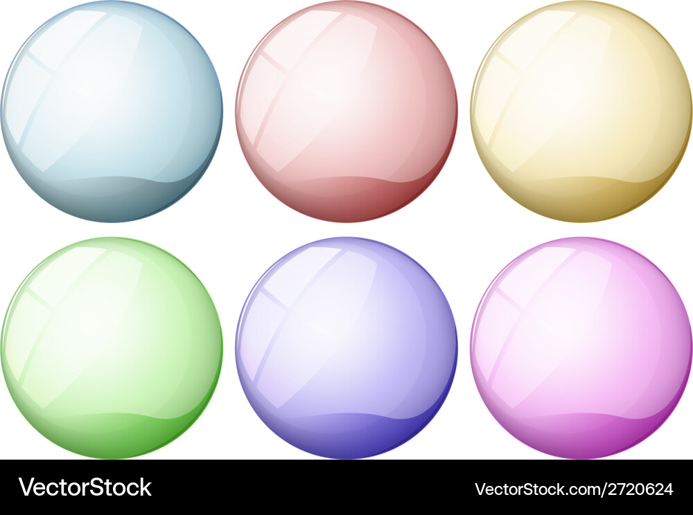 Coloured icon balls Royalty Free Vector Image - VectorStock