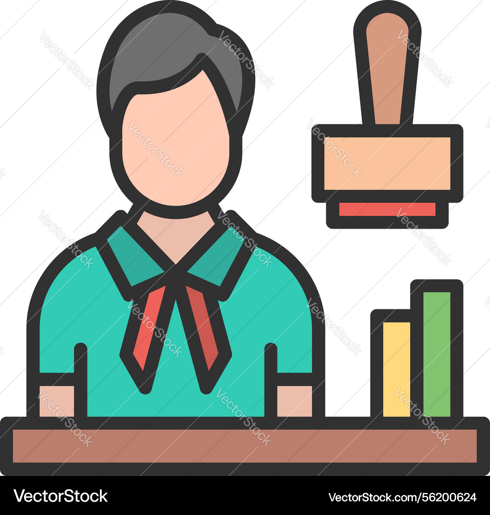 Legal Advocate Icon Royalty Free Vector Image - VectorStock