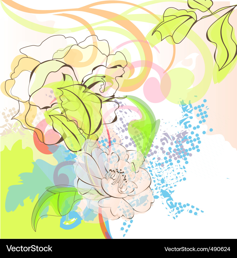 Romantic background Royalty Free Vector Image - VectorStock