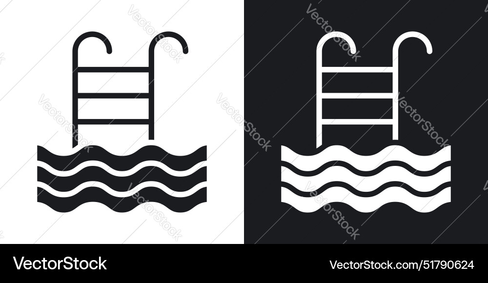 Swimming pool icon Royalty Free Vector Image - VectorStock
