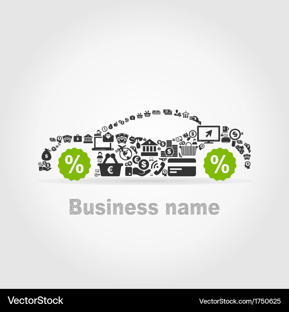 Car business2 Royalty Free Vector Image - VectorStock