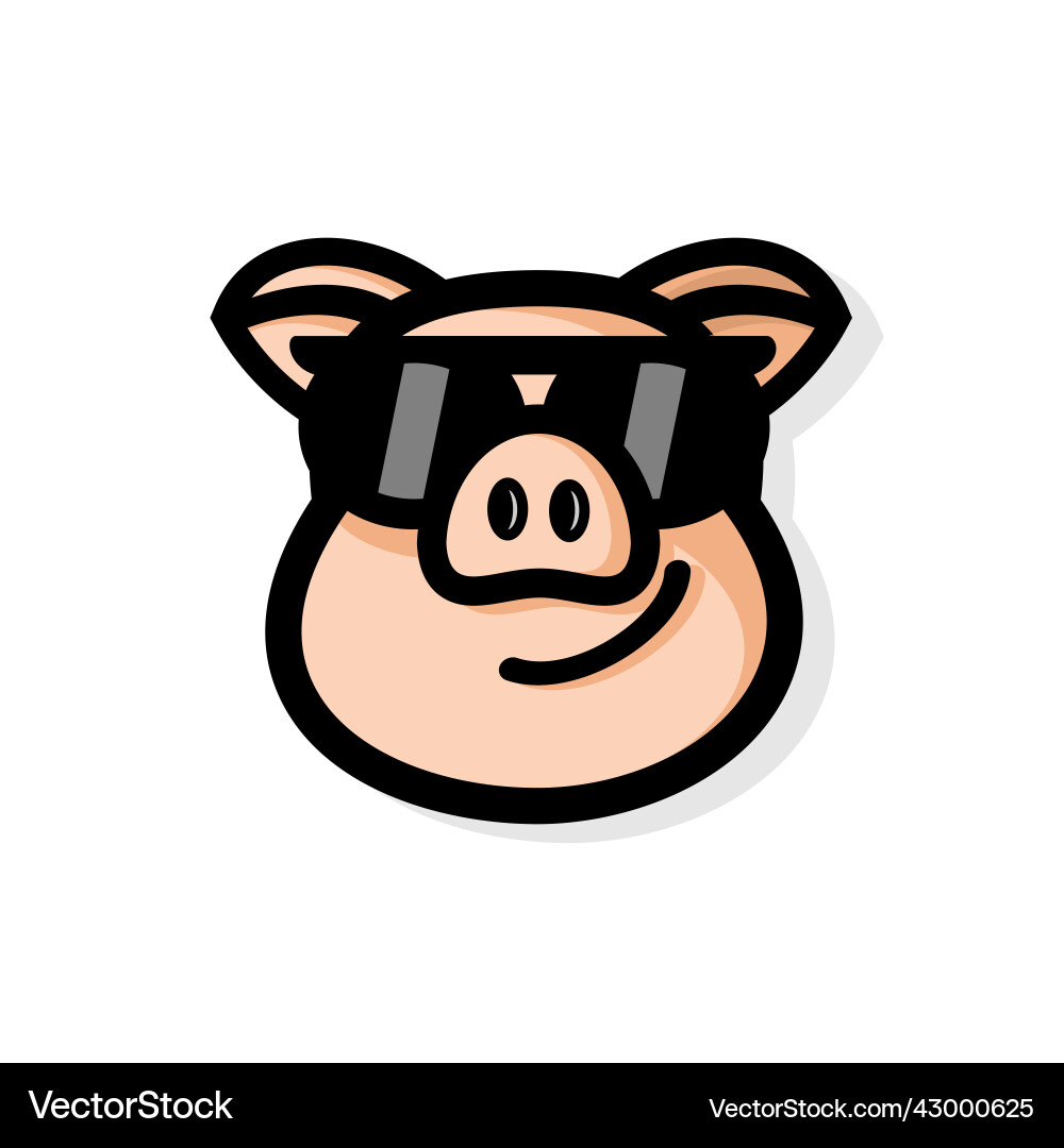 Pig Royalty Free Vector Image - VectorStock
