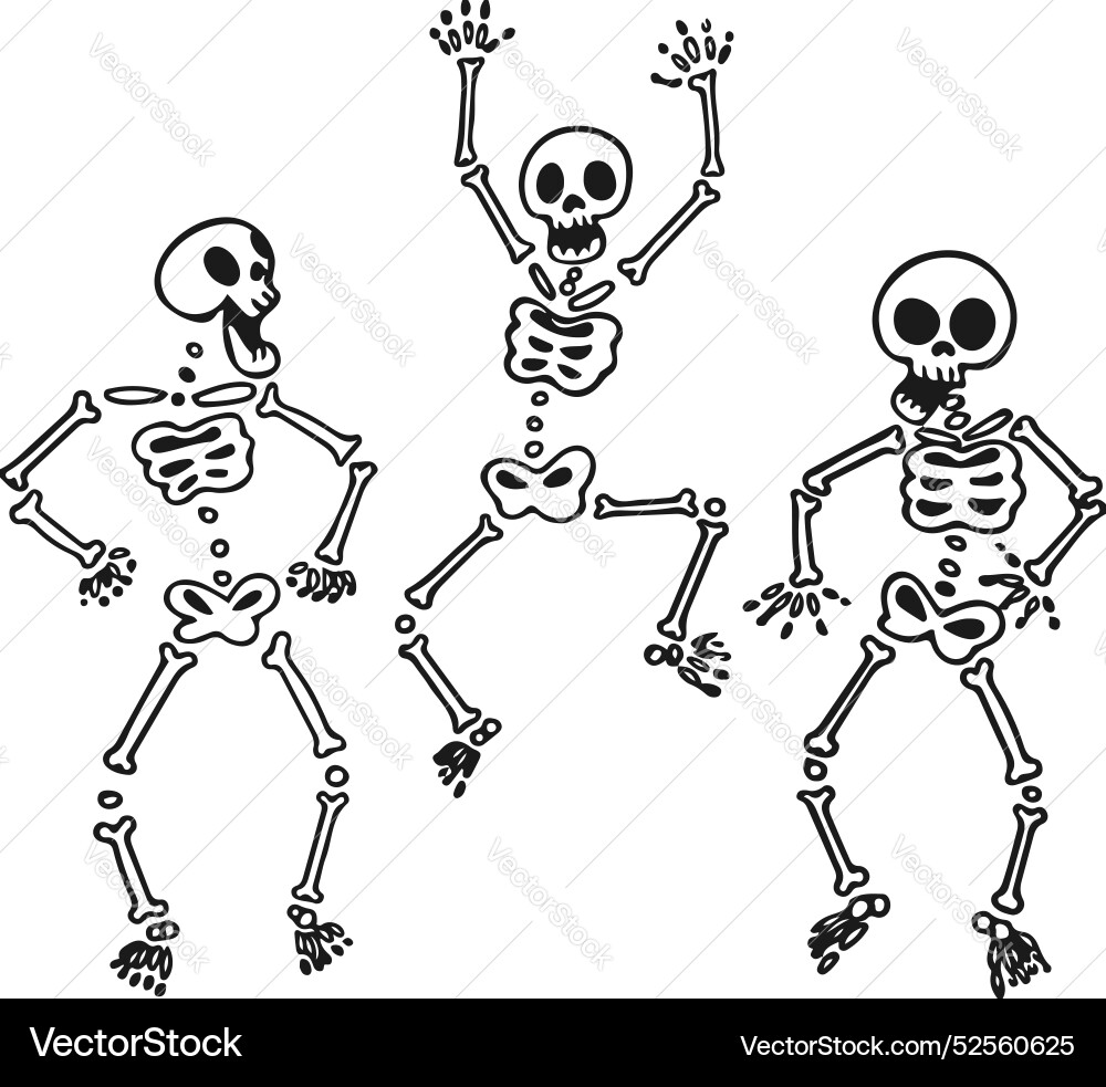Skelleton halloween boo Royalty Free Vector Image
