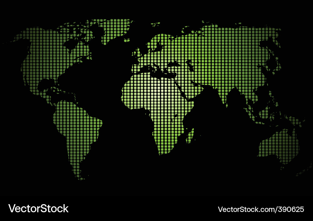 World map Royalty Free Vector Image - VectorStock