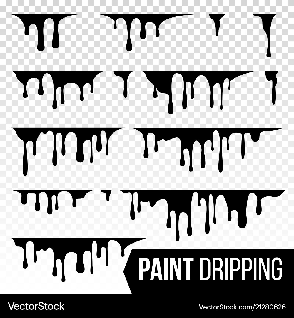 Abstract Dripping Paint Splatter – Royalty-Free Vector | VectorStock