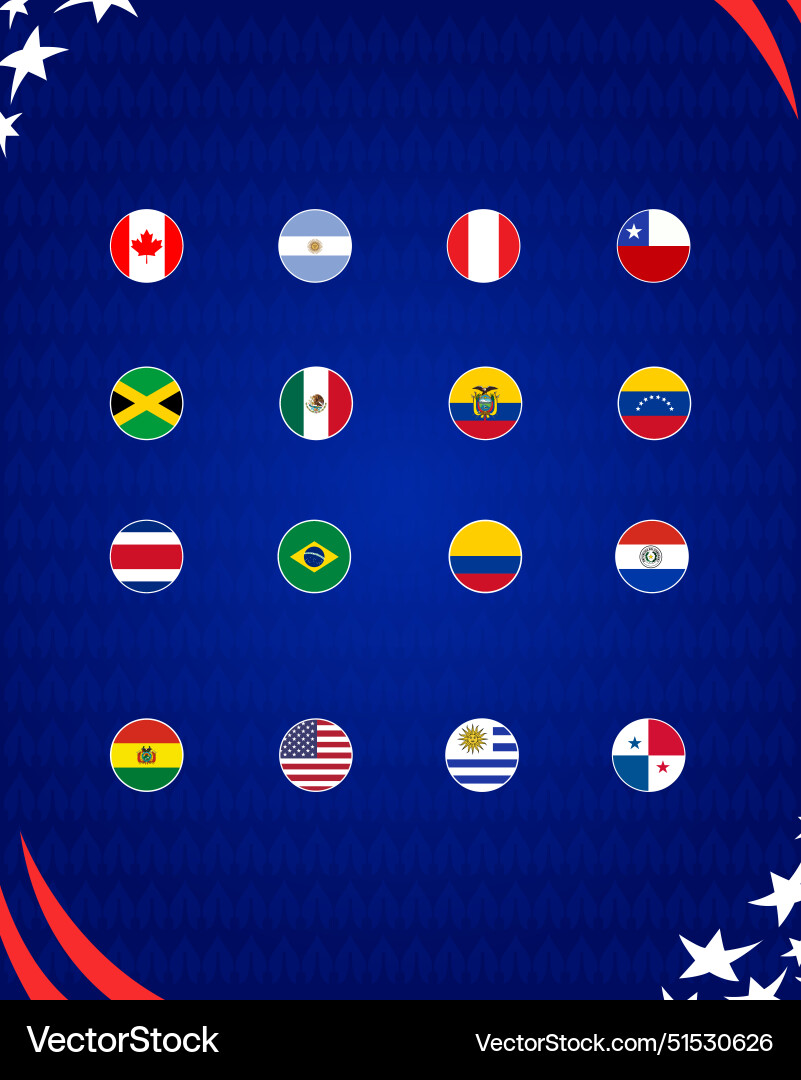 Copa-america4 Royalty Free Vector Image - VectorStock