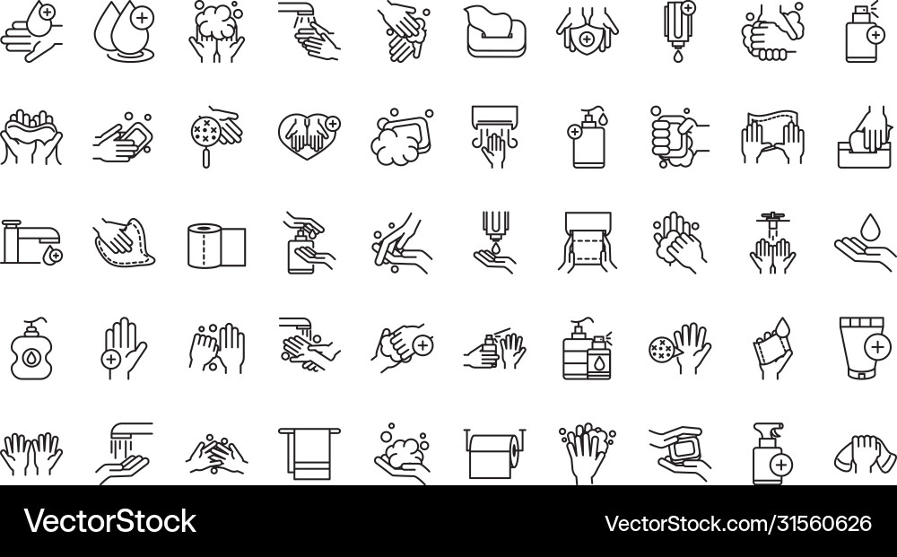 Personal hand hygiene disease prevention Vector Image