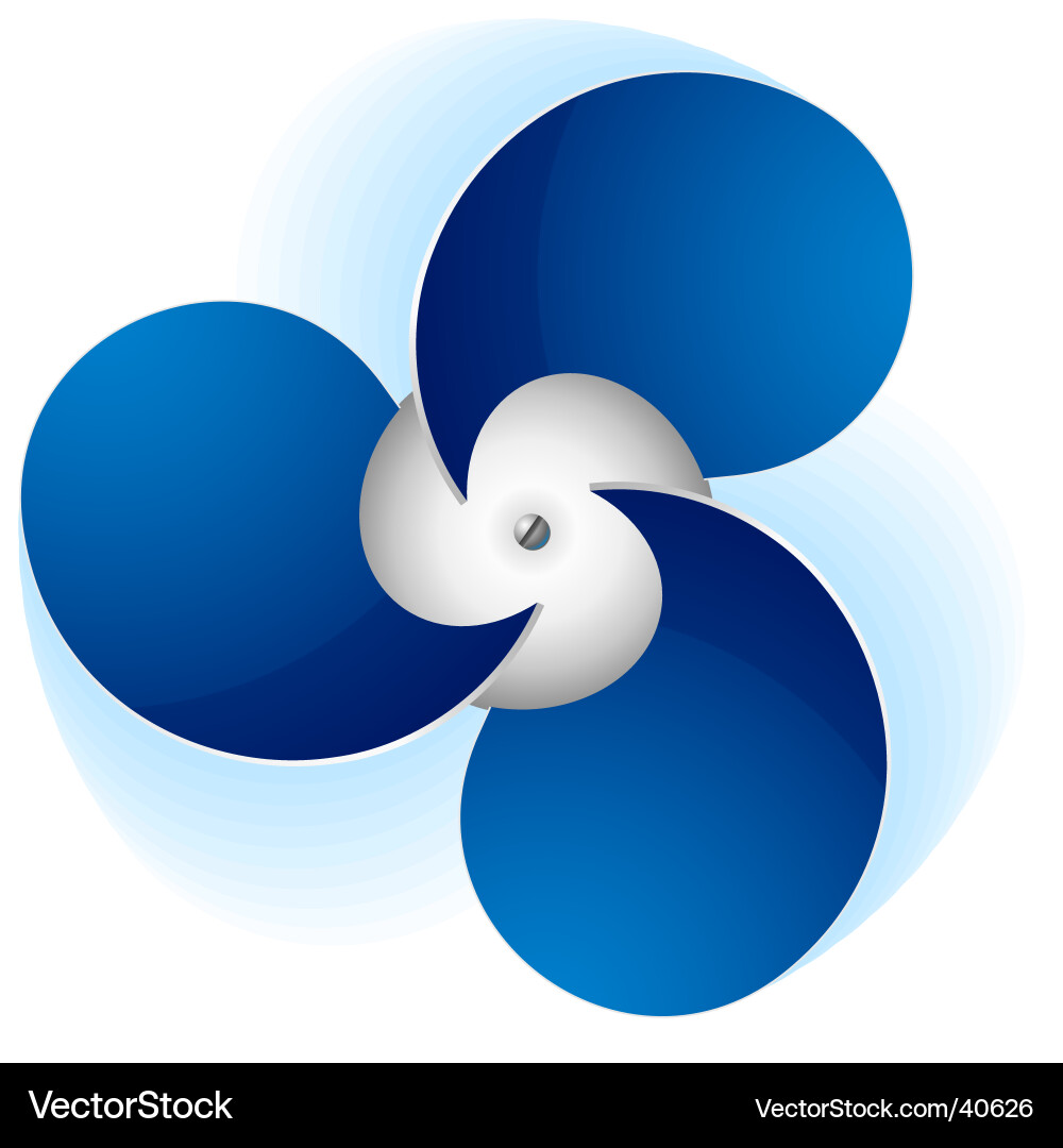 Retro Fan Blade Royalty Free Vector Image - VectorStock