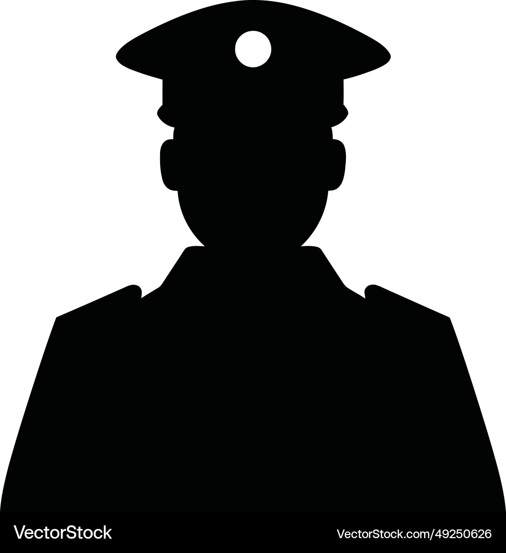 Security officer icon Royalty Free Vector Image