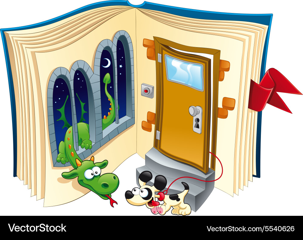 Story book Royalty Free Vector Image - VectorStock