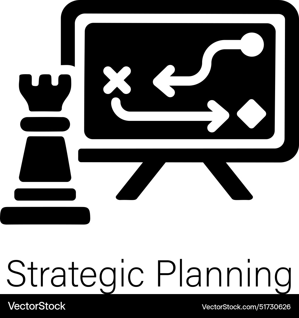Strategic planning Royalty Free Vector Image - VectorStock