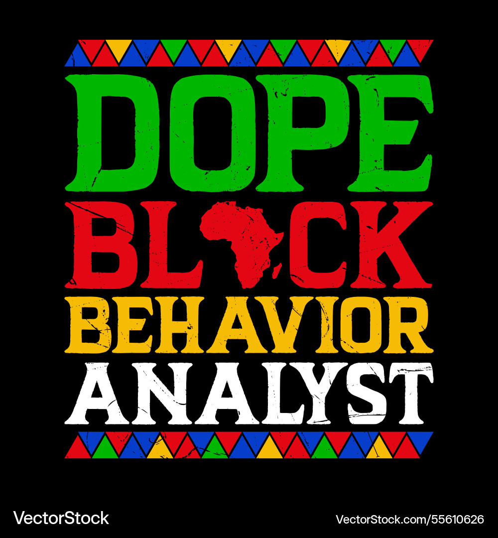 Vintage behavior therapist t-shirt design Vector Image