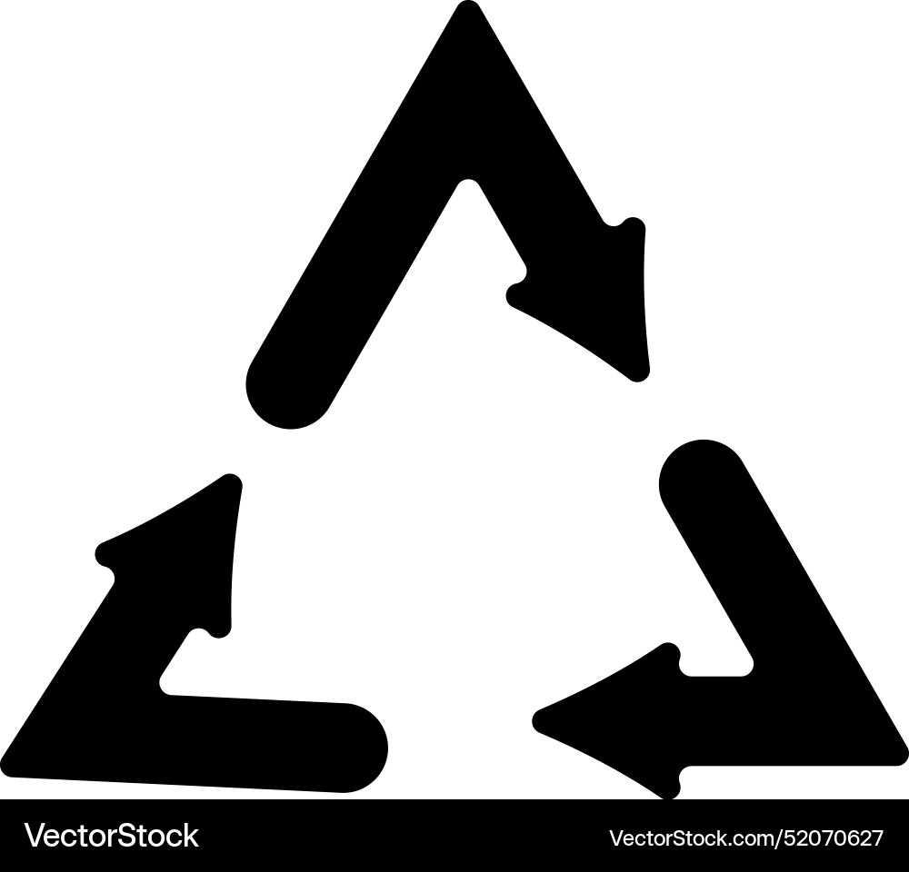 Recycle icon set ecology eco friendly Royalty Free Vector