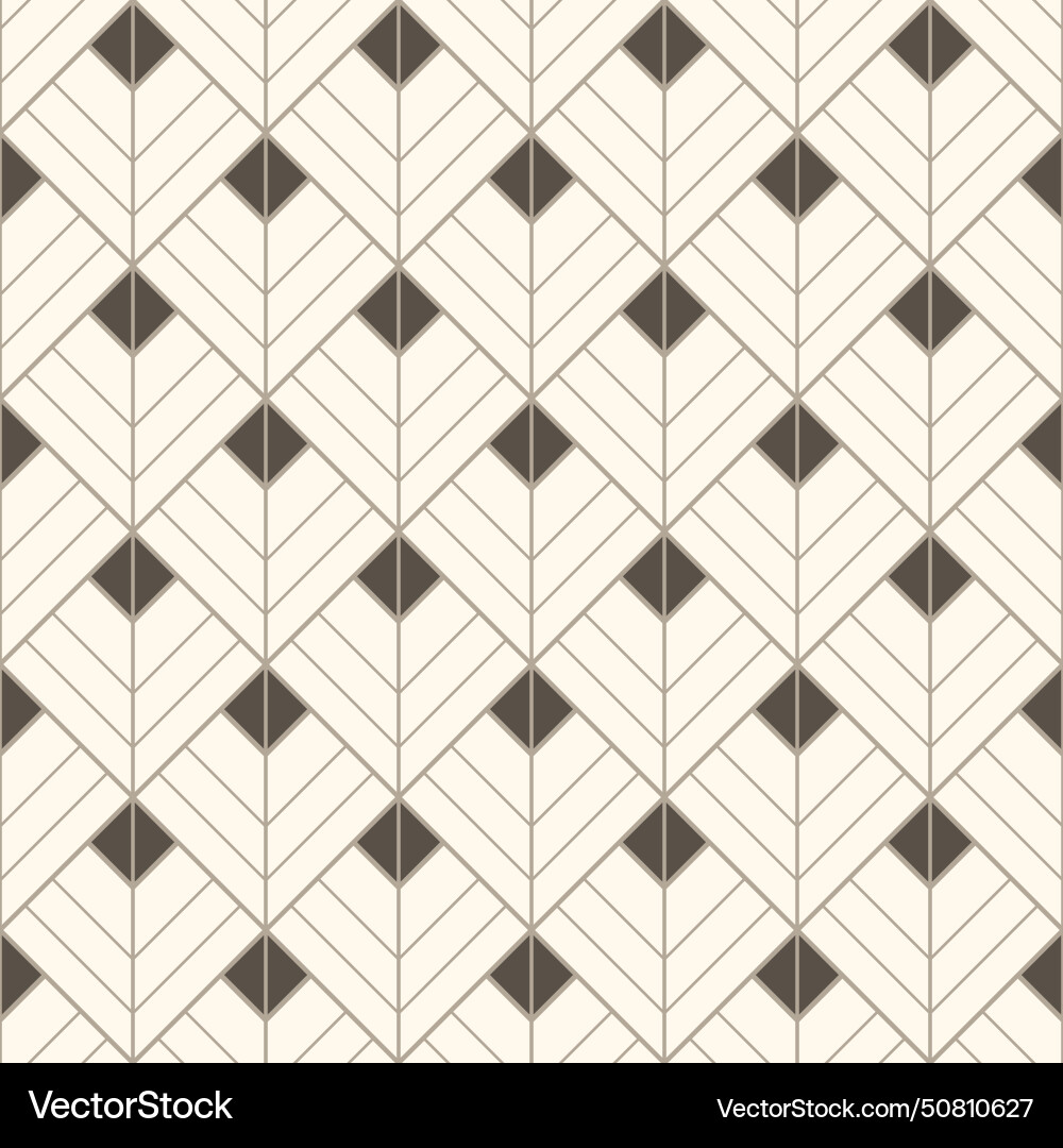 Seamless geometric beige pattern - classic Vector Image