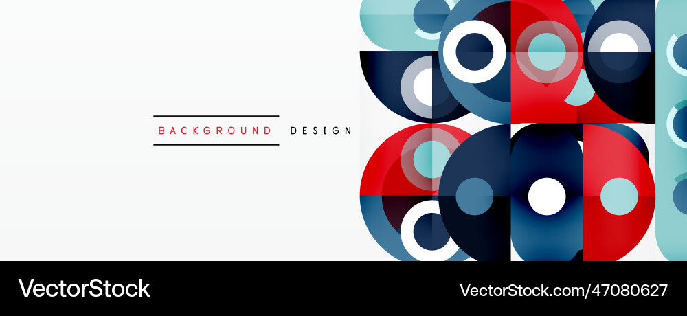 Simple circles and round elements pattern Vector Image