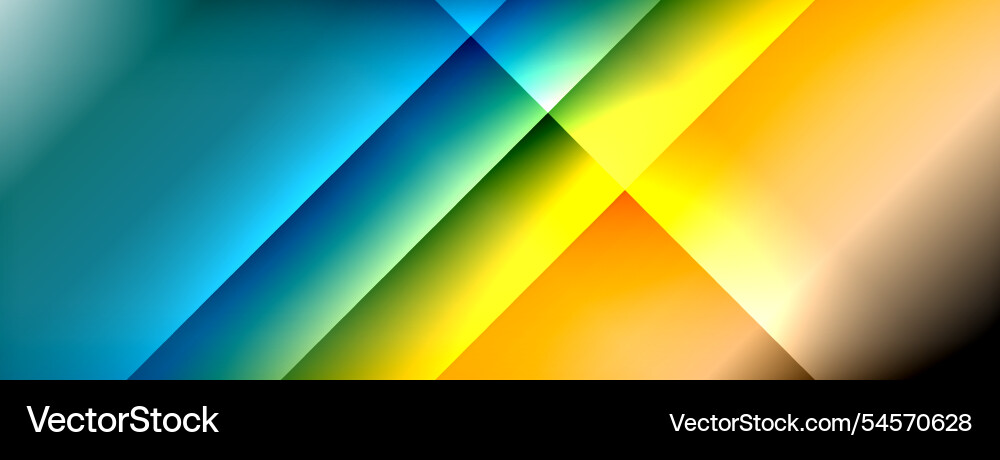 Dynamic shadow lines with gradient colors Vector Image