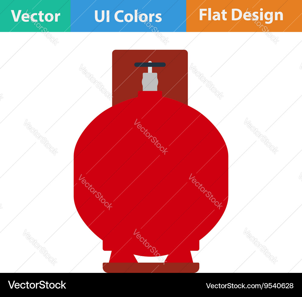 Gas cylinder icon Royalty Free Vector Image - VectorStock