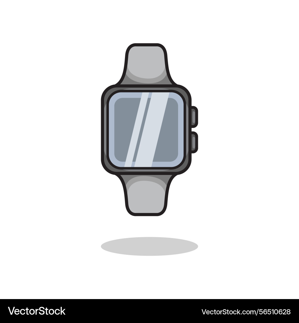 Smartwatch modern wearable technology digital gadg