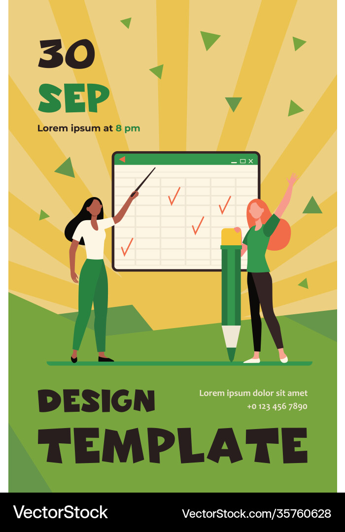 Student and teacher at class Royalty Free Vector Image