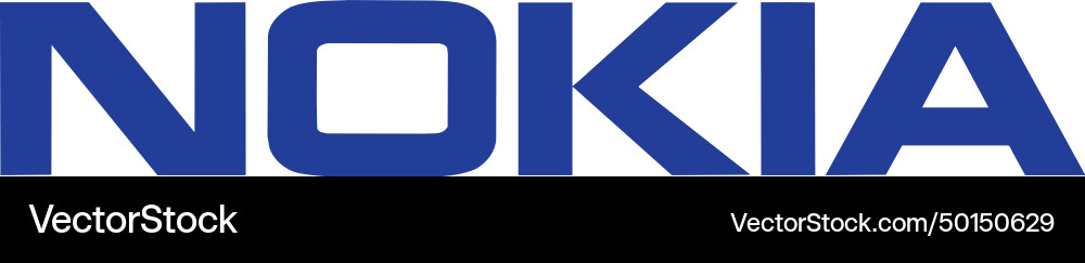 Nokia logo Royalty Free Vector Image - VectorStock