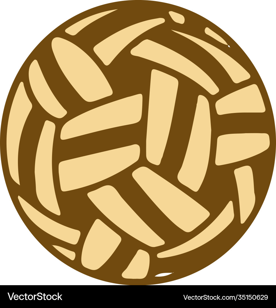 Sepak takraw icon isolated on white background Vector Image