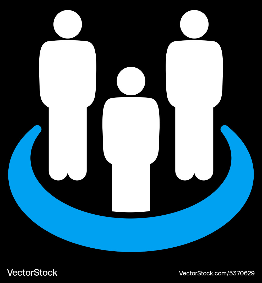 Social group icon Royalty Free Vector Image - VectorStock