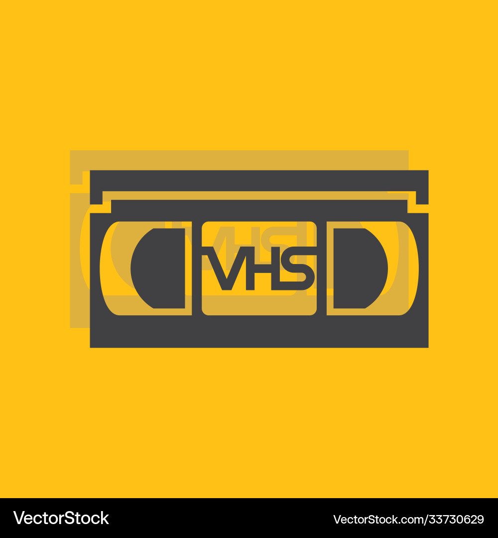 Video tape icon Royalty Free Vector Image - VectorStock