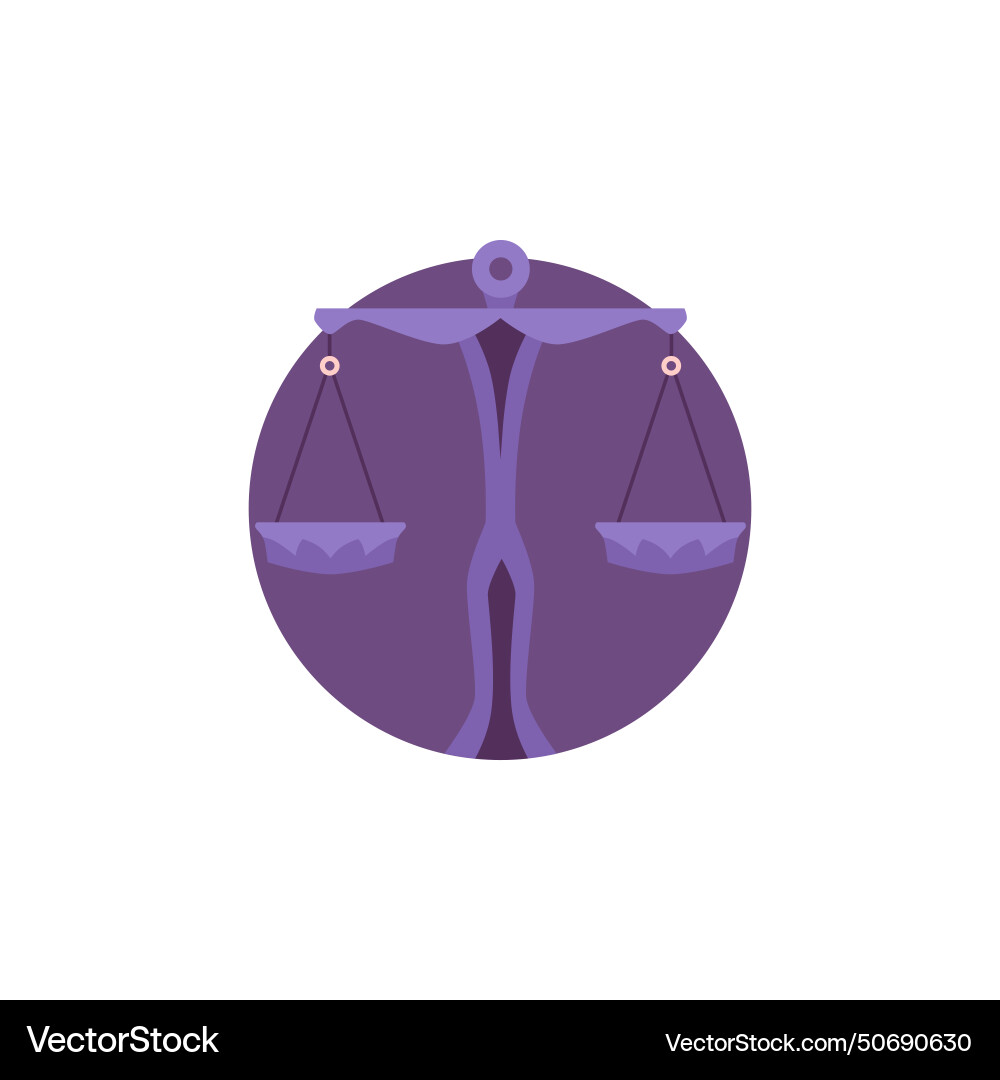 Libra zodiac sign horoscope astrology Royalty Free Vector