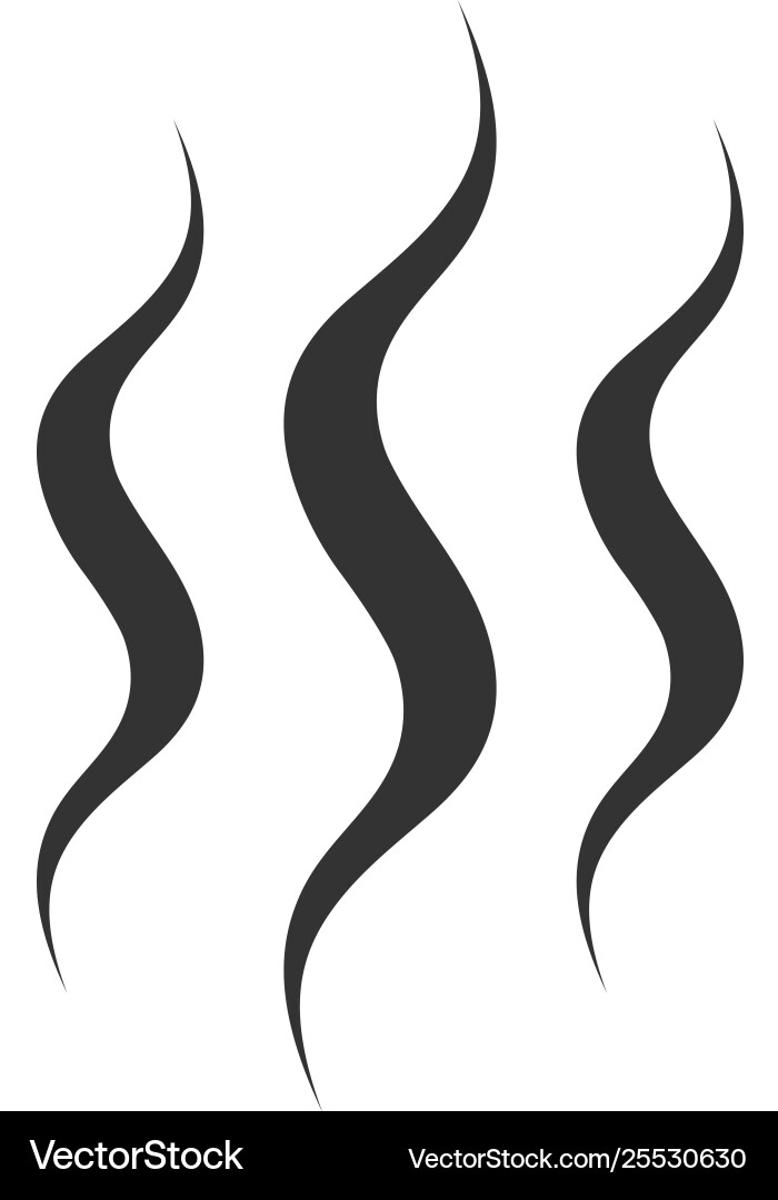 Steam icon isolated flat design Royalty Free Vector Image