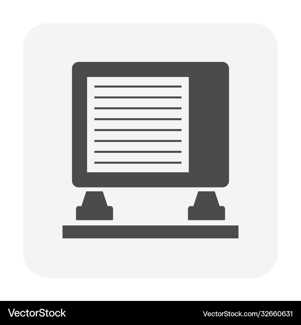 Air compressor support Royalty Free Vector Image