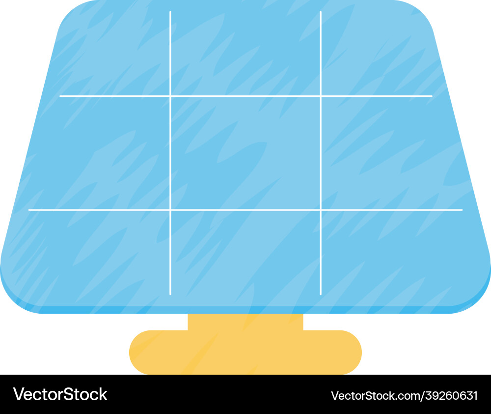 Solar panel design Royalty Free Vector Image - VectorStock