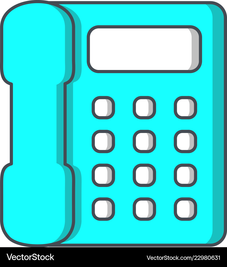 Telefon Icon Lizenzfreies Vektorbild - VectorStock