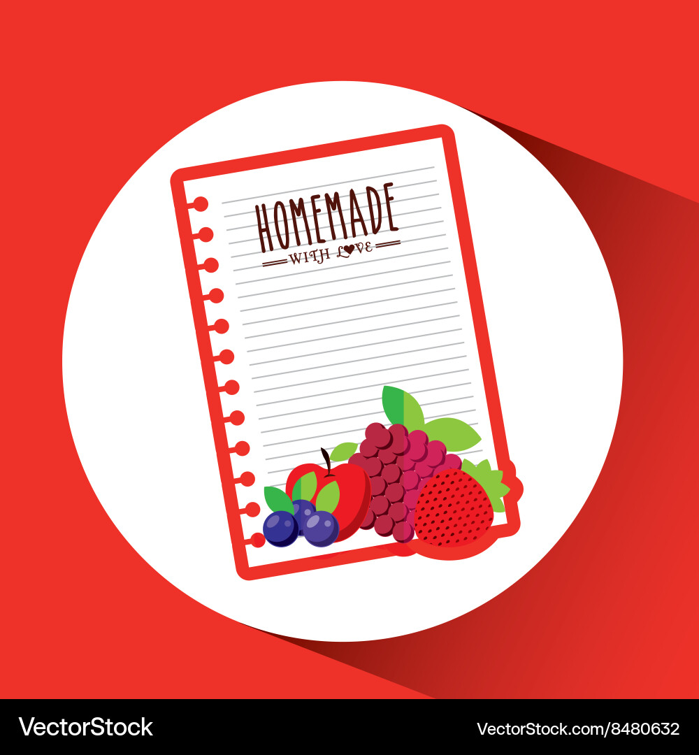 Fresh fruit design Royalty Free Vector Image - VectorStock